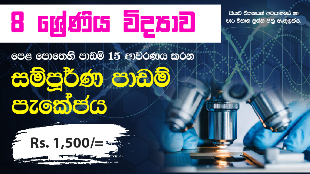 8 ශ්‍රේණිය - Edira Tutor